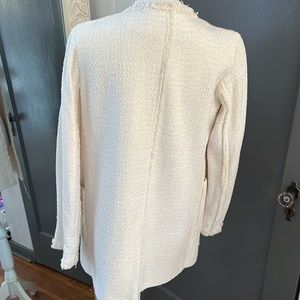 Zara | Jackets & Coats | Nwt Zara Collection Cream Jacket Size Medium ...